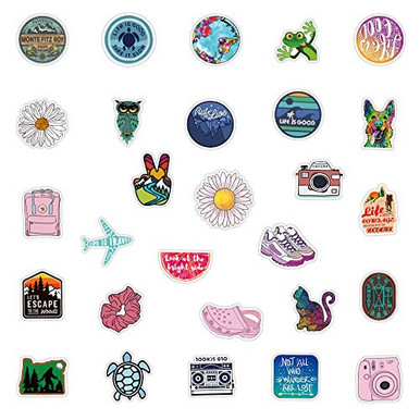 60 VSCO Stickers, Aesthetic Stickers, Cute Stickers, Laptop Stickers ...