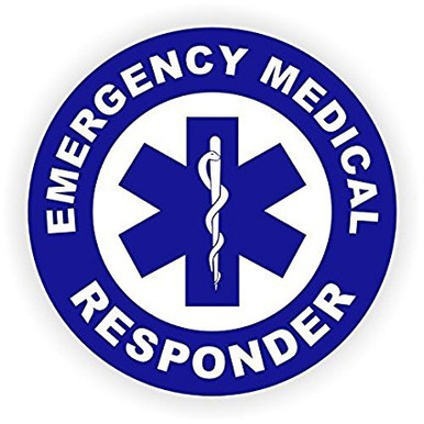 Emergency Medical Responder Hard Hat Sticker/Helmet Decal Label Lunch ...