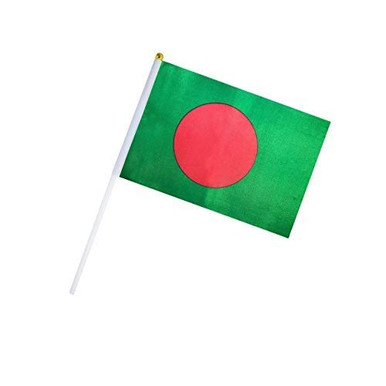 Hand Held Bangladesh Flag Bangladeshi Flag Stick Flag Small Mini Flag ...