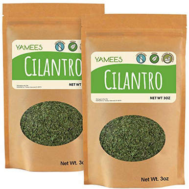 Yamees Dry Cilantro - 6 Oz (3 Oz Each) Cilantro Cilantro Seasoning Dry ...