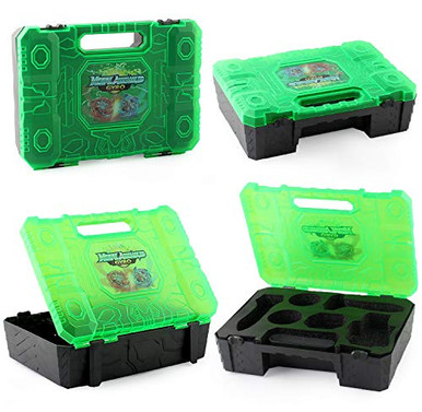 ROKK NOW Gaming Top Green Storage Case for Beyblades and Bey Battle ...