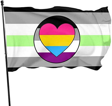 XIAYUTIAN Agender Asexual Ace Pride Flag Panromantic Pan Themed Welcome ...