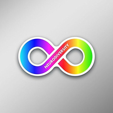 Neurodiversity Symbol Vinyl Decal Sticker Advocacy Car Window Bumper 4. ...
