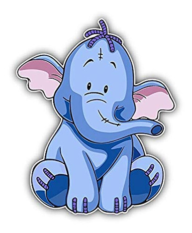 Winnie The Pooh Heffalumps Cartoon Sticker - Warehousesoverstock