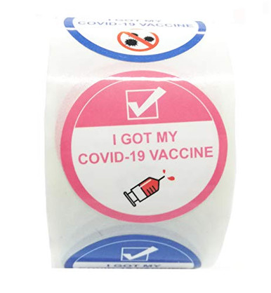 I Got My Vaccine Stickers 1.5 inch Shot Vaccine Stickers 500 pcs I Got ...