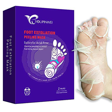 Foot Peel Mask, Foot Mask for Dry Cracked Feet Peel, Peeling Away Calluses and Dead Skin Remover ...