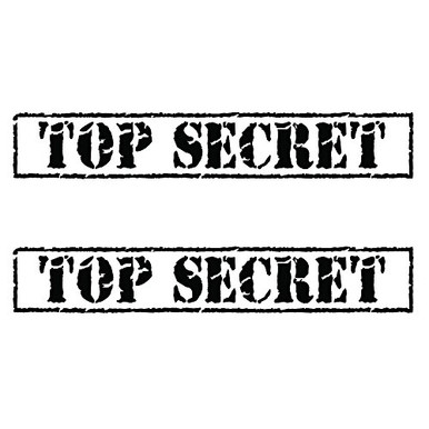 Auto Vynamics - STAMP-TOPSECRET-9-GBLA - Gloss Black Vinyl TOP Secret ...