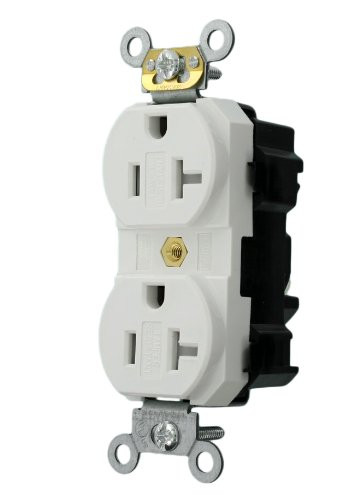 Leviton MT563-SW Lev-Lok Modular Wiring Device 20-Amp, 125-Volt, Narrow ...