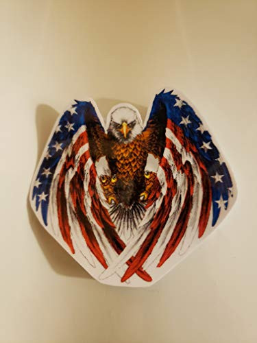 American Bald Eagle Flag - Decal Vinyl Sticker - Cars Trucks Vans Walls ...