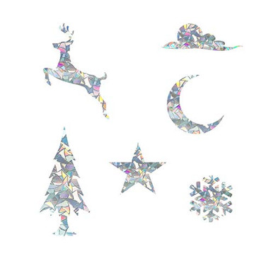 Festival Static Window Clings Anti Collision Window Decals for Bird ...