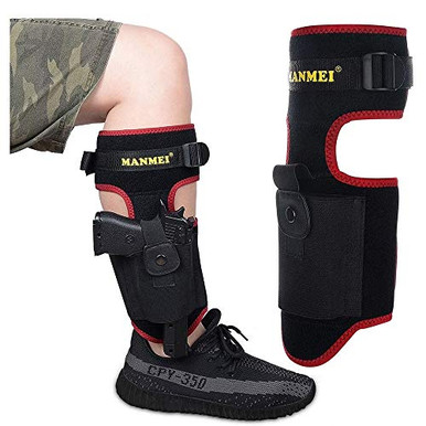 MANMEI Advanced Ankle Holster Concealed Leg Carry Gun Holster Right and ...
