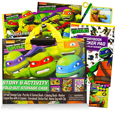 Teenage Mutant Ninja Turtles Activity Set with TMNT Coloring Book ...