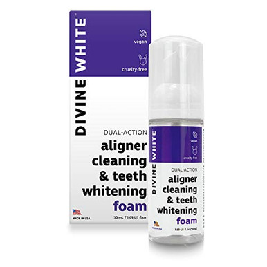 Divine White Dual-Action Stain Removal Aligner/retainer Cleaner and ...