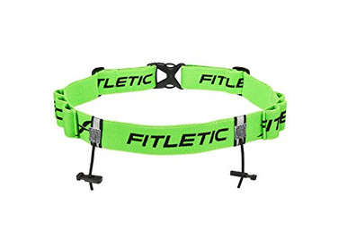 Fitletic Race Bib Belt with Gel Loops - Race Number Belt for Triathlon ...