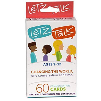 Letz Talk Conversation Cards for Kids - Helpful Learning Conversation ...
