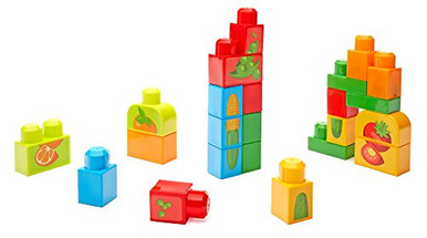 Mega Bloks First Builders Stacking Snacks Building Kit ...