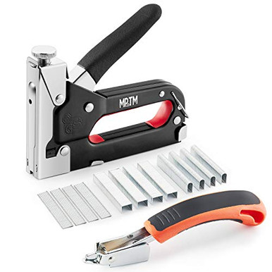 MPTM 2021 New Staple Gun with Remover and Handle Grip, 3 in 1 Manual ...