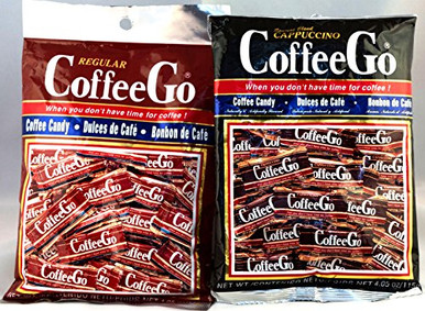 CoffeeGo Coffee and Cappuccino Candy Set, 2 Packs with FREE Candy ...