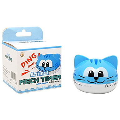 Cute Cartoon Animal Timers 60 Minutes Mechanical Kitchen Cooking Timer ...
