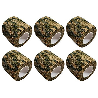 6 Roll Self-Adhesive Camouflage Tape Cling Scope 2 inch x 177 inch ...