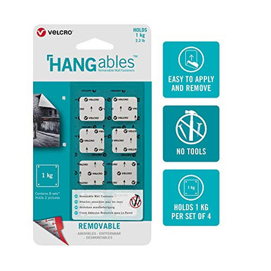 VELCRO Brand HANGables Removable Wall Fasteners Decorate Without ...
