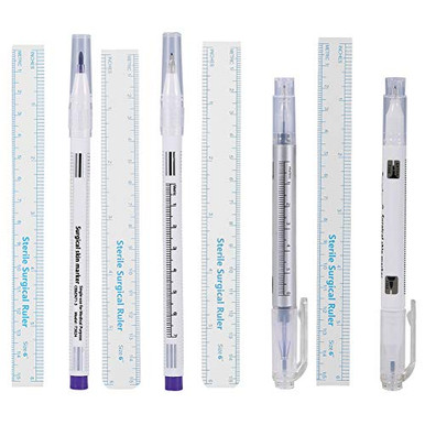 4 Types Surgical Skin Marker Tattoo Piercing Skin Marker Scribe Tool ...