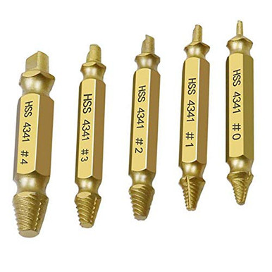 Window-pick Screw Extractor Kit with Case Damaged Bolt Screw Extractor ...
