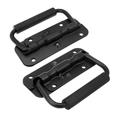 Sscon 3 inch x 1 inch Spring Loaded Pull Handles Black Heavy Duty Tool ...