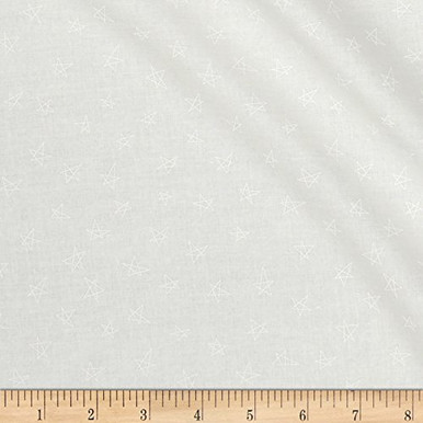 Riley Blake Designs 0568373 Riley Blake Tone Stars White Fabric by The ...