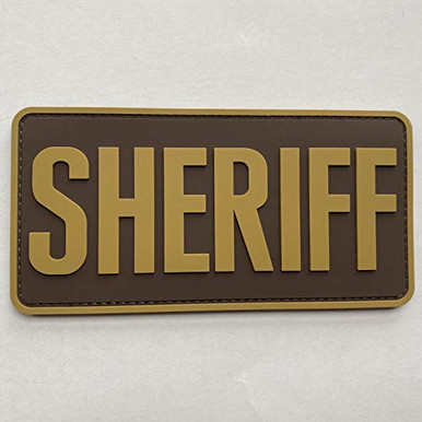 uuKen Tan Sheriff Patch 6x3 inch for American County Sheriff Department ...