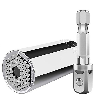 Universal Socket Self-adjusting Socket Fits Standard 1/4 inch - 3/4 ...