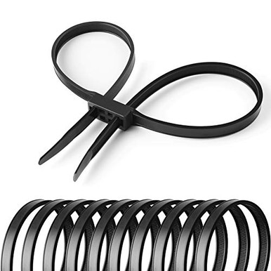 Zip Tie Handcuffs, HAIOOU 10Pcs Flex cuffs Disposable Self-locking Zip ...