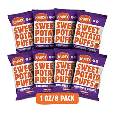 Spudsy Sweet Potato Puffs Vegan, Gluten Free Snacks Plant-Based ...