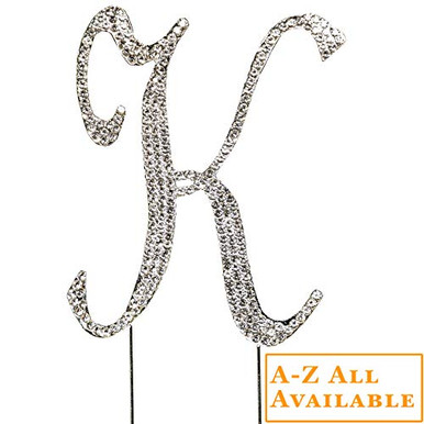 Letter K Cake Topper - Letters Cake Toppers (A-Z Available) - Initial ...