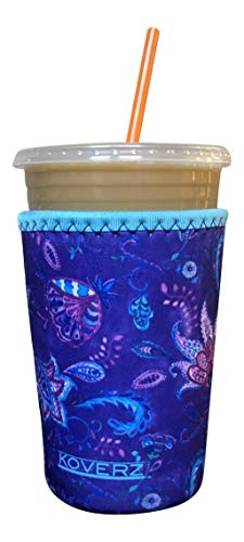 Koverz Neoprene Iced Coffee Java Sleeve - Insulator Sleeve for Cold ...