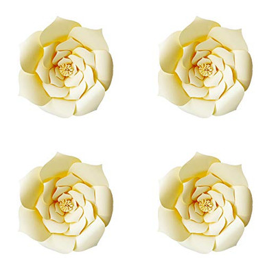 YLY's love 3D Paper Flower Decorations Giant Paper Flowers Party DIY ...