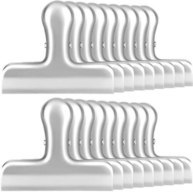 HUINF 20 Pack Chip Bag Clips,Heavy Duty Chip Clips for Food Packages,3 ...