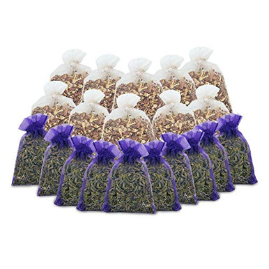 Small Cedar and Lavender Sachets for Drawers and Closets 20 Pack ...