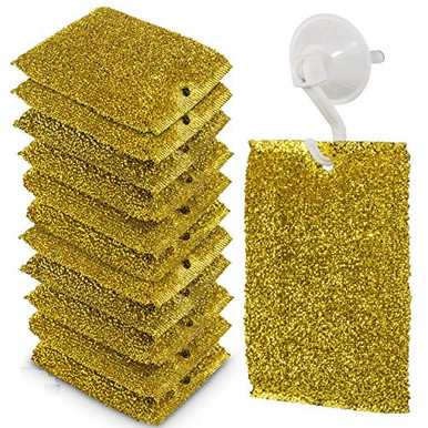 SPONGENATOR Kitchen Scrubbing Sponges w/Hole - Heavy Duty Non-Scratch ...