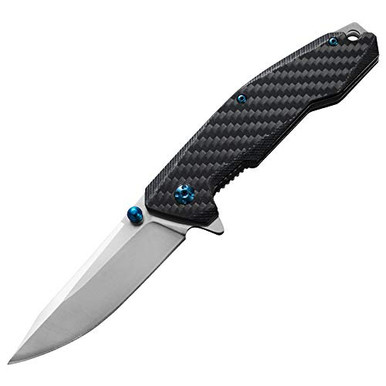 edcfans EDC Folding Pocket Knife: G10 Handle with Carbon Fiber Sheet ...