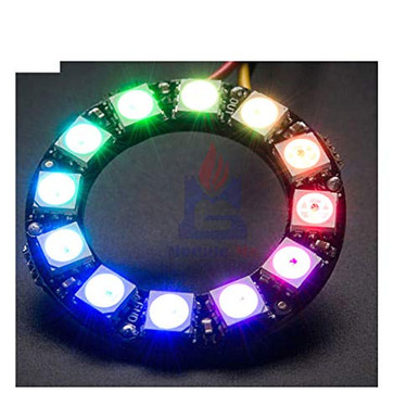 RGB LED Ring 12 Bits WS2812 WS2812B 5050 RGB LED Spot Integrated Driver ...
