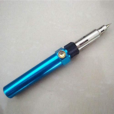 Gas Blow Torch Butane Pen Multi-Function Butane Soldering Iron, Blue ...