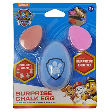 Nickelodeon Paw Patrol 3ct Chalk Surprise: Sidewalk Chalk with Toy ...