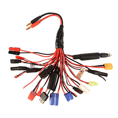 RC Lipo Battery Charger Adapter Connector Splitter Wire 18 in 1 Octopus ...