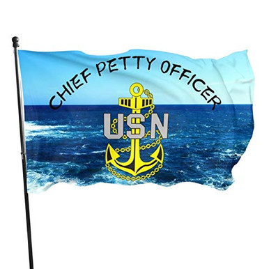 Ximengabc US Navy Chief Petty Officer 3x5 Foot Flag Outdoor 100percent ...