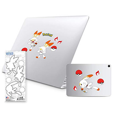 Pokemon, 11 Pack, Scorbunny Tech Decals, Waterproof Stickers for Phone ...