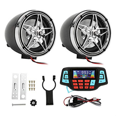 Motorcycle Speakers, 3inch Audio Stereo Player USB Motorcycle Handlebar ...