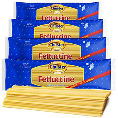 Chuster Fettuccine Pasta Noodles Enriched Wide Noodle for Alfredo ...