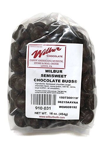 Wilbur Buds Semisweet Dark Chocolate Buds, 16 Oz. Bag - Warehousesoverstock
