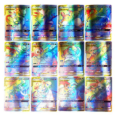 Xiaoxingyun 100 Assorted Pokemon Cards - 40 Tag Team plus 40 UB GX plus ...